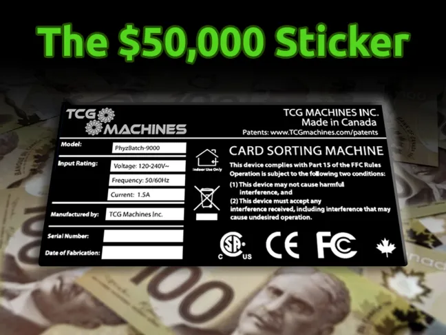 The $50,000 Sticker